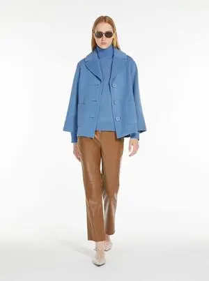 Max Mara Sublime Flared Eco-leather Trousers - Brown