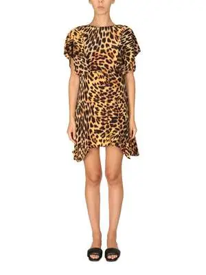 Stella McCartney Spotted Print Mini Dress - Multicolor