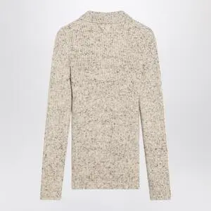 Prada Wool Blend Polo - Brown