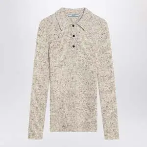 Prada Wool Blend Polo - Brown