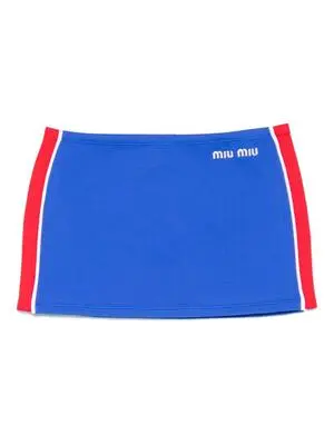 Miu Miu Nylon Mini Skirt - Multicolor
