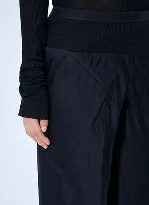 Rick Owens Bias Wide-leg Pants - Black