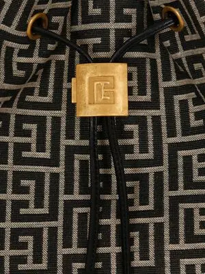 Balmain Sync Monogram Backpack
