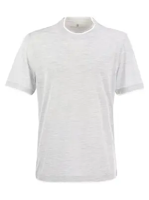 Brunello Cucinelli Slim Fit T-shirts For Men