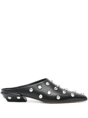 Paris Texas Nice Mules - Black