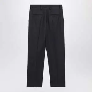Prada Anthracite Grey Wool Trousers