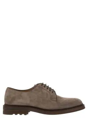 Brunello Cucinelli Suede Derby Shoes - Multicolor