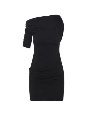 Jacquemus La Mini Robe Drapeado Dress - Multicolor