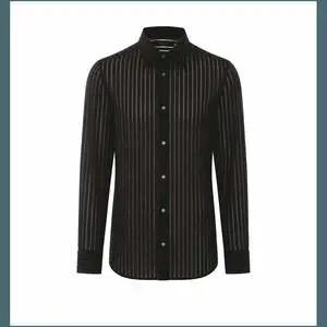 Gucci Striped Silk Gauze Shirt