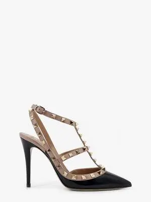 Valentino Garavani Rockstud Patent Leather Pumps With Iconic Studs - Multicolor