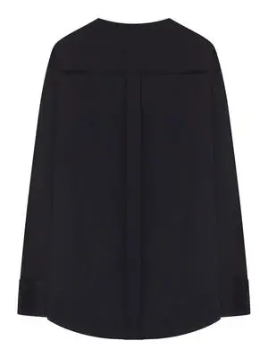 TOTEME V-neck Cotton Poplin Blouse