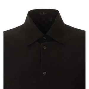 Gucci Gg Fluid Fabric Shirt - Black