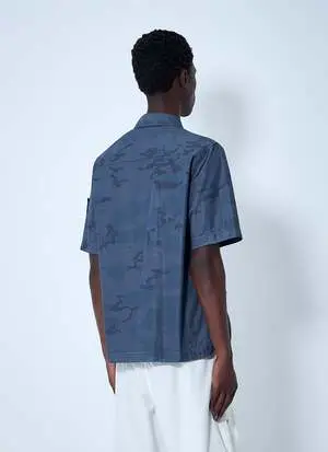 Stone Island Short-sleeve Overshirt With Flap Pockets