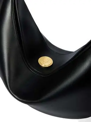 Jacquemus Crescent Leather Bag - Black