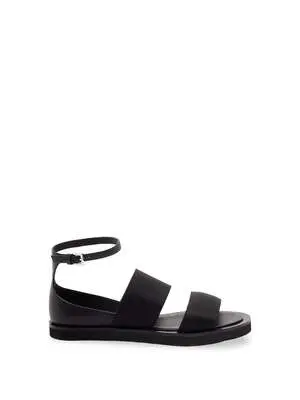 Max Mara Leather Flat Sandals - Multicolor