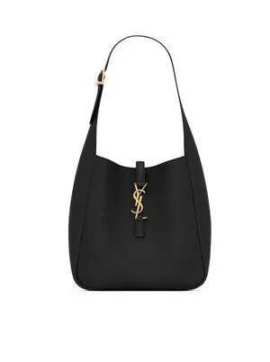 Saint Laurent Saint Laurent Women Le 5 À 7 Supple Small In Hammered Leather Black
