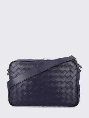 Bottega Veneta Woven Leather Bag - Blue