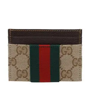 Gucci Gg Logo Cards Holder - Cream
