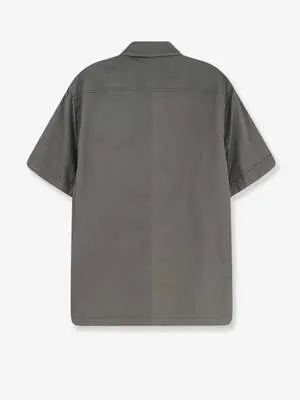 Dolce & Gabbana Cotton Shirt With Logo Patch - Multicolor