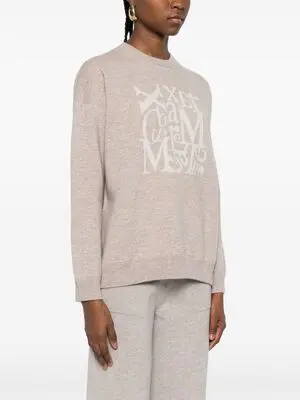 Max Mara Logo Crewneck Sweater - Multicolor
