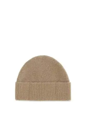 AMI Paris De Coeur Wool Beanie - Cream
