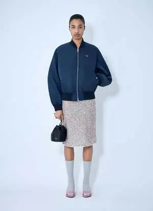 Prada Zip-up Bomber Jacket