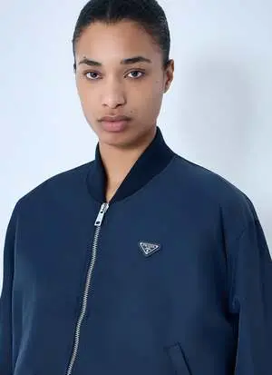 Prada Zip-up Bomber Jacket