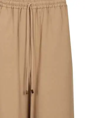 Max Mara Genero Wide-leg Washed Silk Trousers