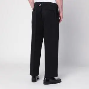 Thom Browne Cotton Trousers - Black