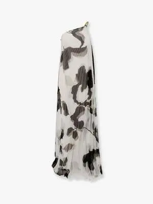 Max Mara Mxefuggito Pleated Long Dress