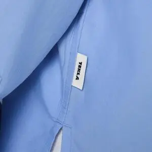 TEKLA Cornflower Pyjama Shirt - Blue
