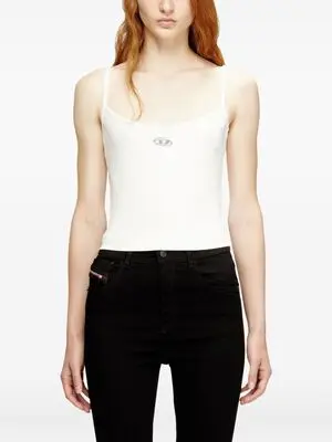DIESEL® Logo Cotton Tank Top