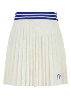 BODE Piquet Court Mini Skirt - White