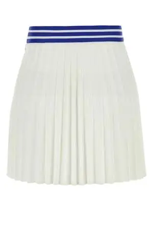 BODE Piquet Court Mini Skirt - White