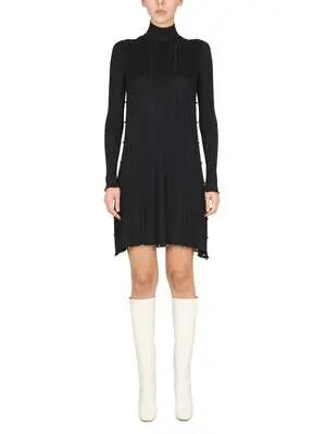 Bottega Veneta Plisse Dress - Black
