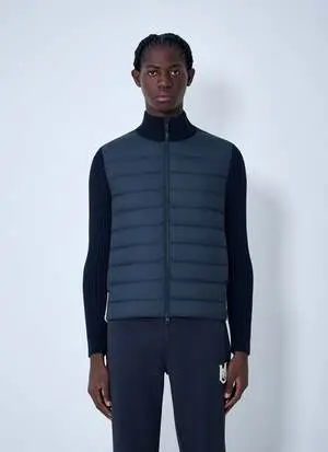 Moncler Logo Motif Cardigan - Blue