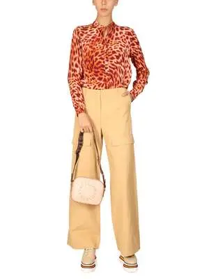 Stella McCartney Wide Leg Cargo Trousers