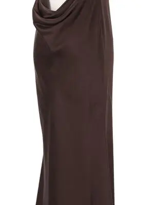 TOM FORD Long Silk Evening Dress - Brown