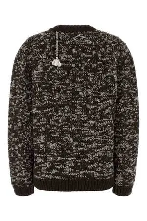 Prada Two-tone Wool Oversize Sweater