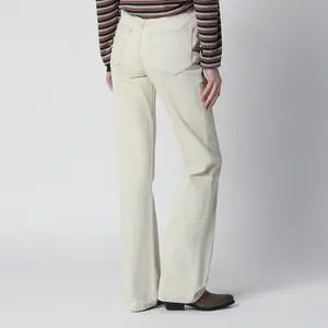 A.p.c. Cotton Faded Effect Jeans - Cream