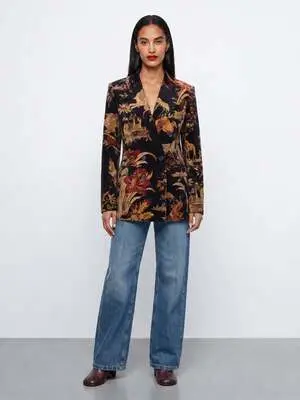 Etro Double-breasted Jacket - Multicolor