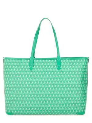 ANYA HINDMARCH Tote Bag With I Am A Plastic Bag Pattern - Green