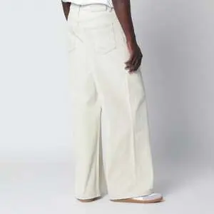 A.p.c. Wide-leg Light Blue Bleached Jeans