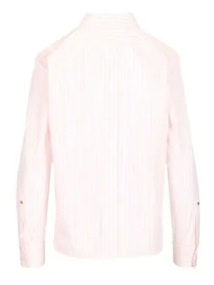 Max Mara Striped Cotton Poplin Shirt