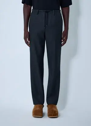 Dries Van Noten Tailored Wool Pants - Gray