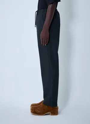 Dries Van Noten Tailored Wool Pants - Gray