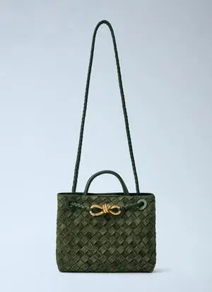 Bottega Veneta Small Andiamo Handbag - Green
