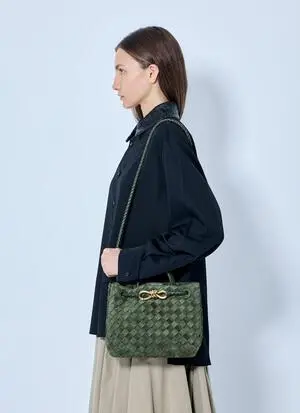 Bottega Veneta Small Andiamo Handbag - Green