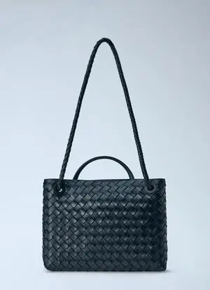 Bottega Veneta Andiamo Handbag - Black
