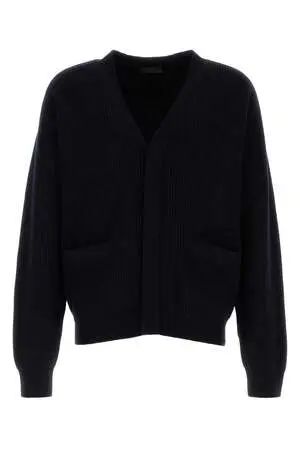 Prada Dark Cashmere Cardigan - Blue